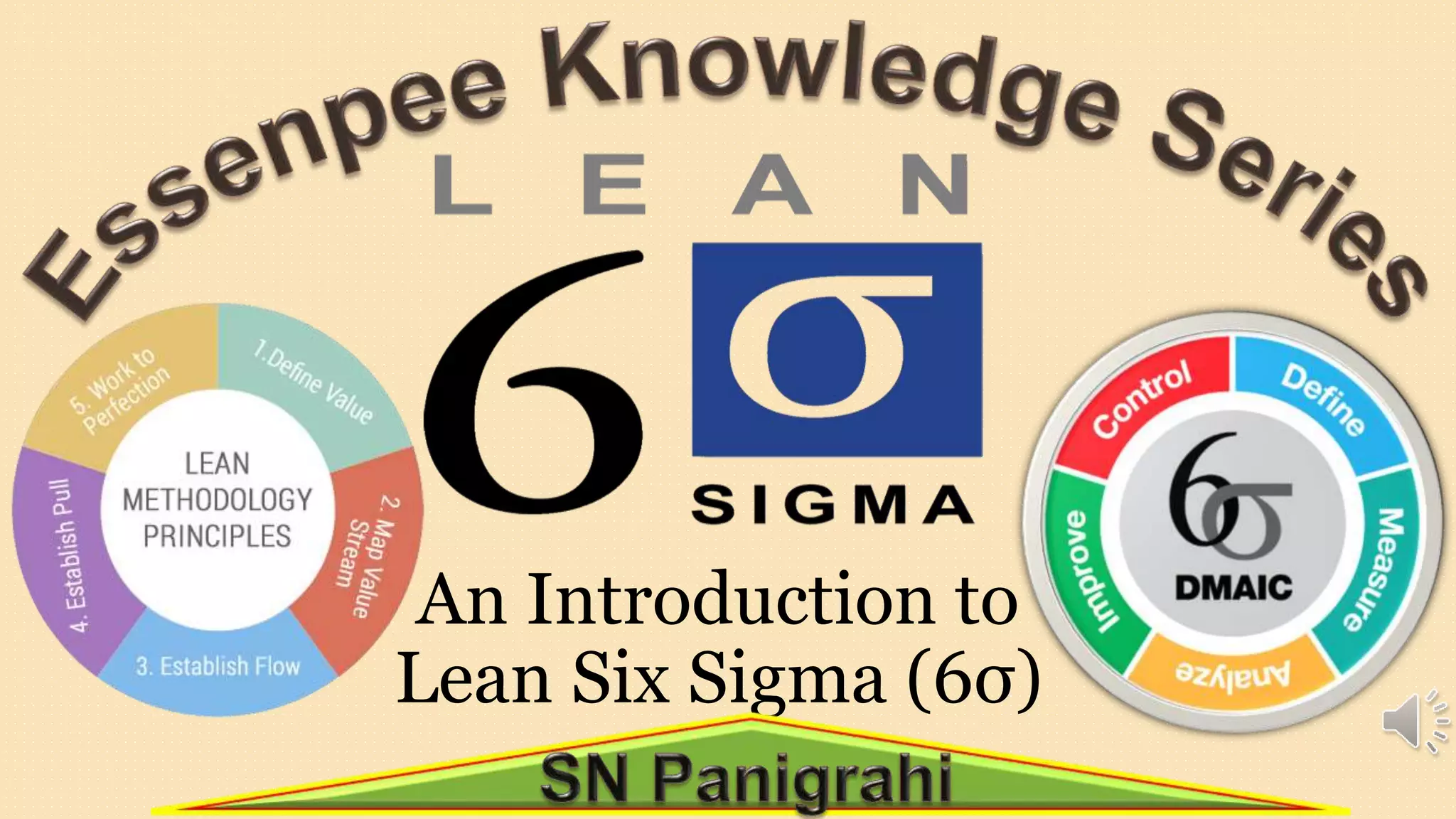 #An Introduction to Lean Six Sigma (6σ)# By SN Panigrahi, | PPTX