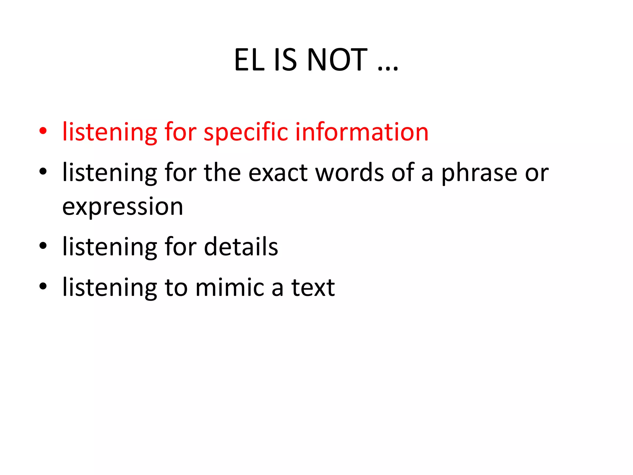 Language Speaking Skill - Extensive Listening By Wajid Hussain Khoso | PPTX