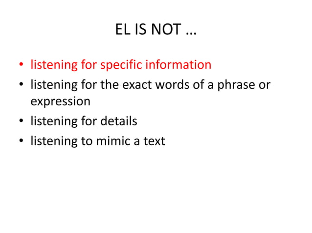 Language Speaking Skill - Extensive Listening By Wajid Hussain Khoso | PPTX