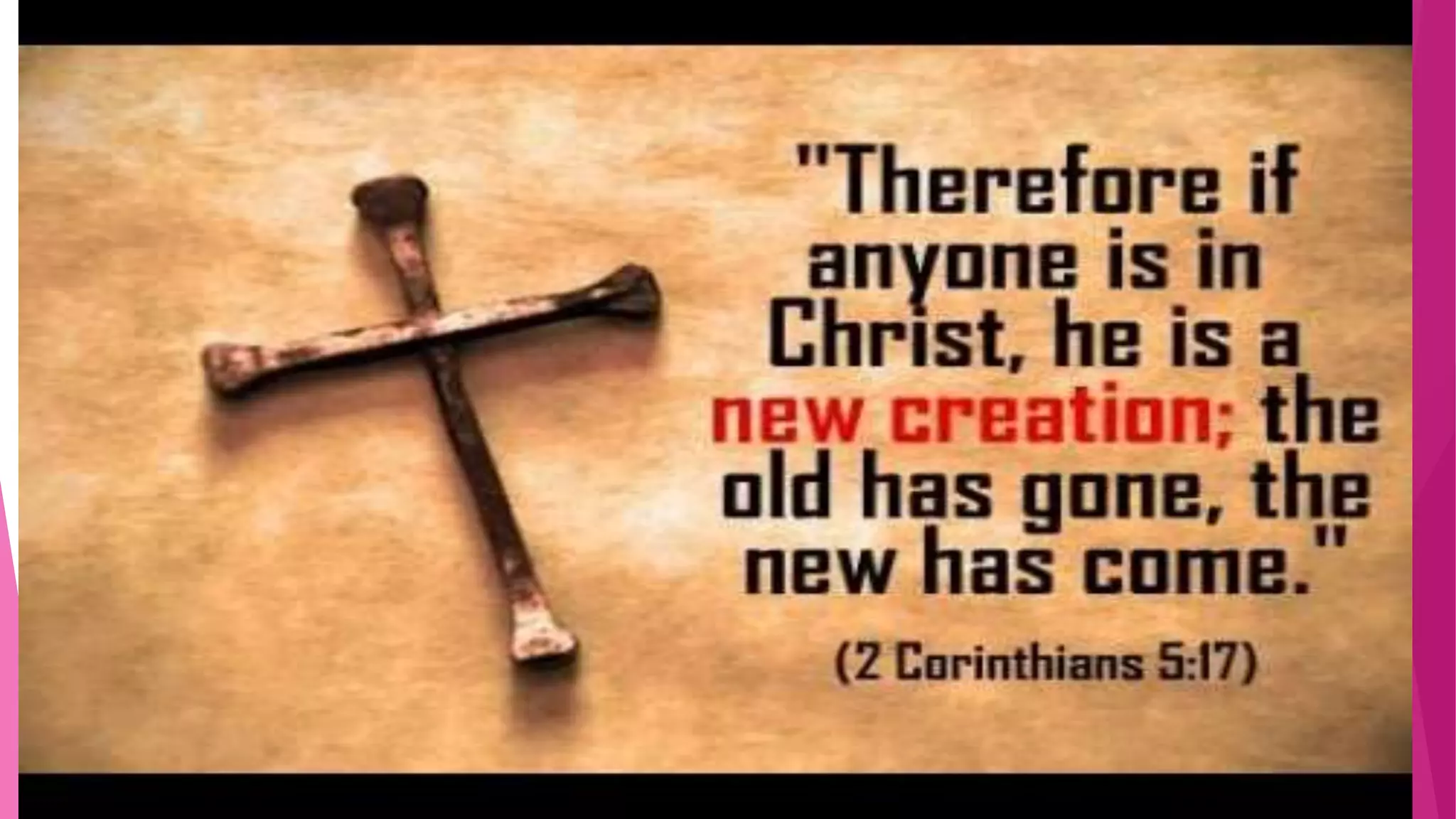 TRANSFORMATION IN CHRIST | PPTX