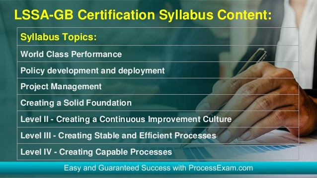 (LSSA-GB) iSQI Lean Six Sigma Green Belt Certification | Questions ...