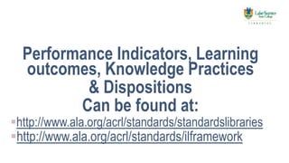 ACRL Frameworks for Learning | PPTX