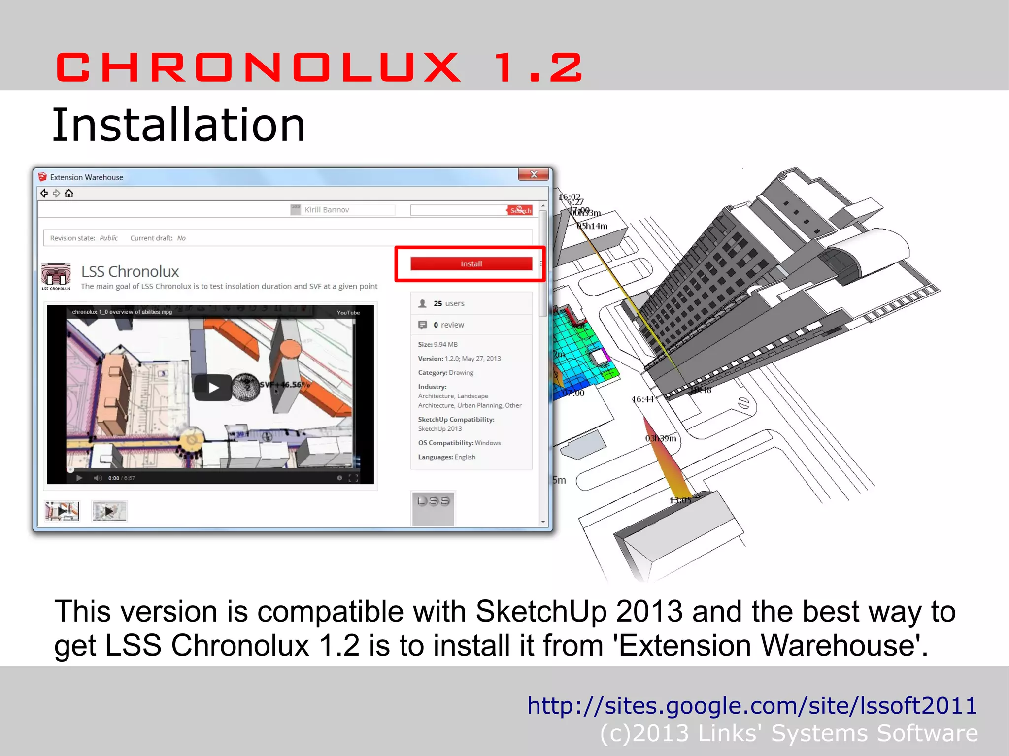 Lss chronolux 1.2 features overview | PDF
