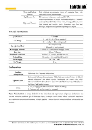 LSSD-01-Leak-and-Seal-Strength-Detector | PDF | Chemistry | Science