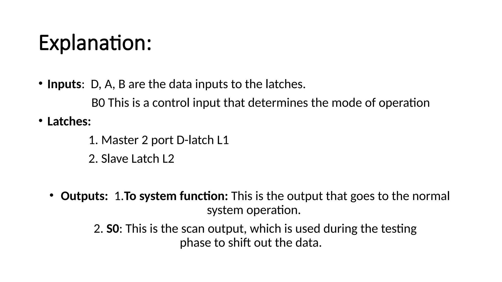 LSSD Level-Sensitive Scan Design VLSI ECE 6th Sem | PPTX