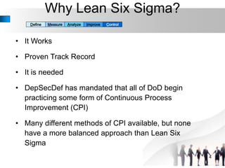 Lean SIx Sigma black belt program for process improvement | PPT | Free ...