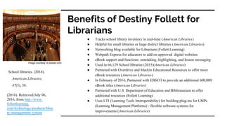 Follet Destiny Presentation - LSSL 5396 | PDF