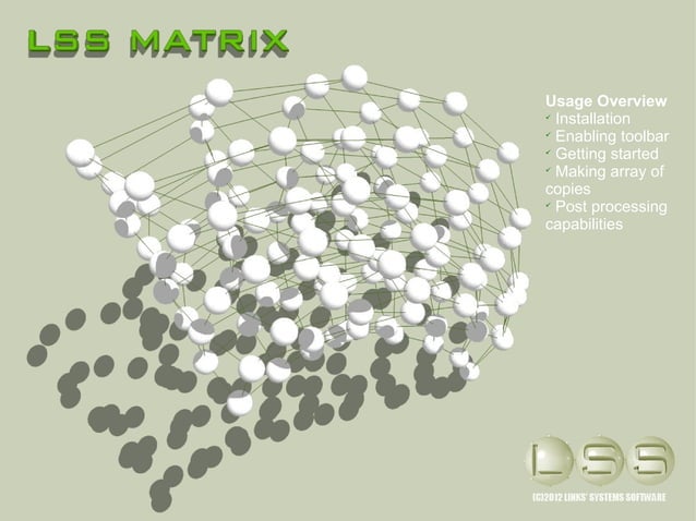 Lss Matrix Usage Overview | PPT