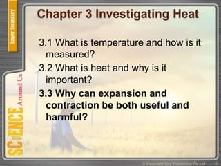 Lss module 1 chpt 3 investigating heat | PPTX