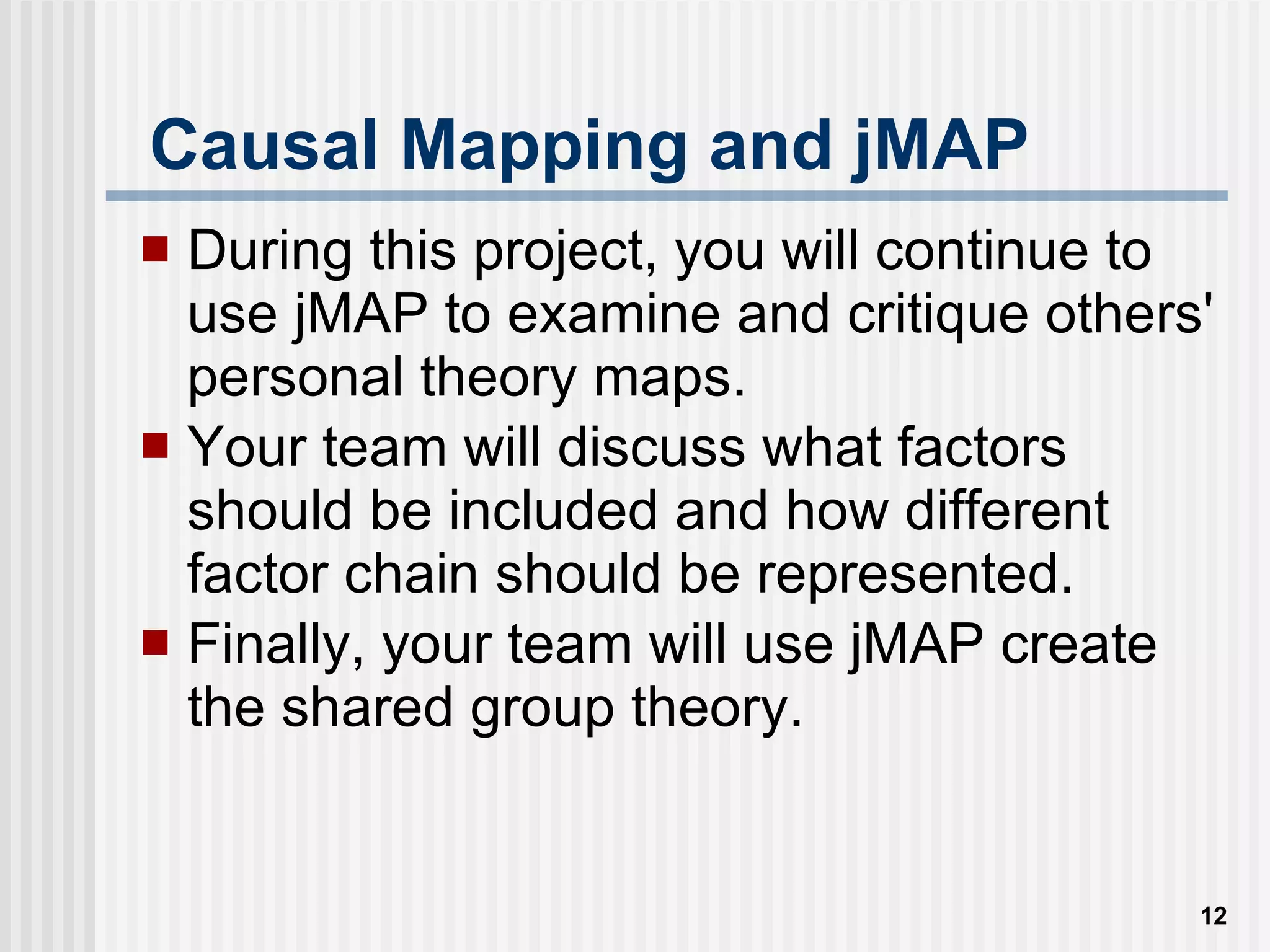 Lesson 1.3 Describe Purpose and Characteristics of Causal Maps | PPT