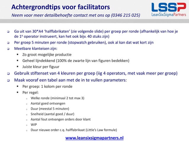 LSSP Lean Game | PPT