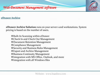 Web Document Management for any type of organization | PPT