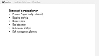 Modul 2.2: Project Charter | PDF