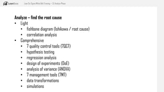 Modul 3.1: Analyze Phase | PPT