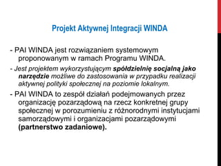 Lutolska Spółdzielnia Socjalna WINDA i jej miejsce w przestrzeni ...
