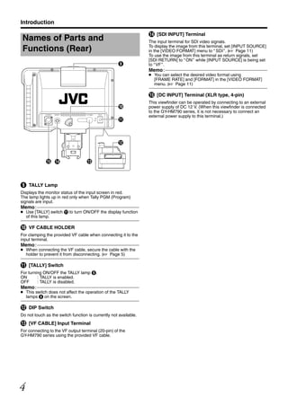 JVC VF-HP790 LCD Studio Viewfinder | PDF
