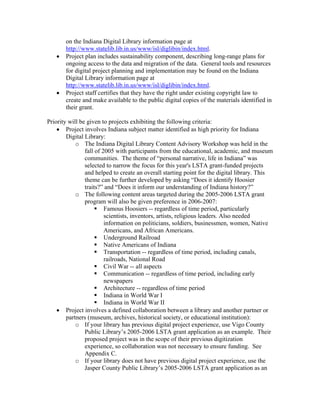 Handout for Planning and Implementing a Digital Library Project | PDF