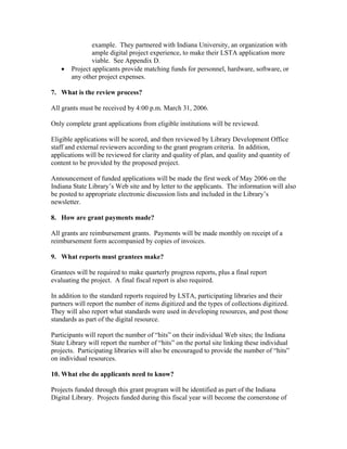 Handout for Planning and Implementing a Digital Library Project | PDF