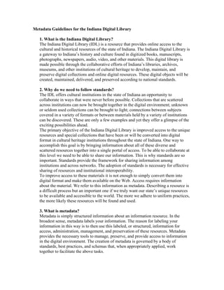 Handout for Planning and Implementing a Digital Library Project | PDF