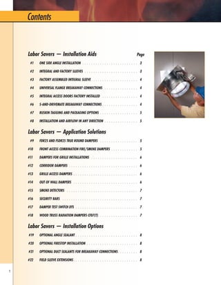 Ruskin Labor Savers - UL Tested. UL Approved. UL Classified Damper ...