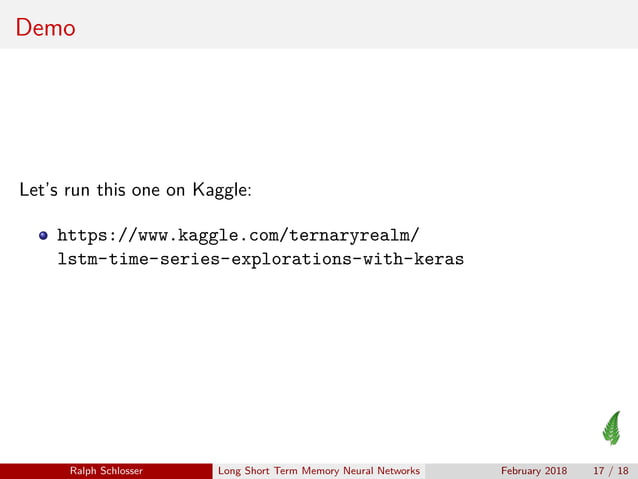 LSTM Tutorial | PDF | Science