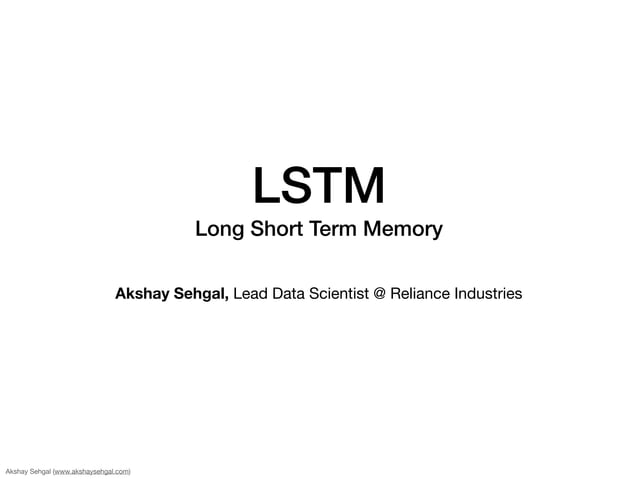 LSTM Basics | PDF