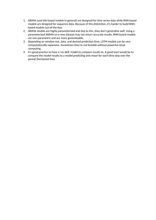 LSTM Framework For Univariate Time series | DOCX