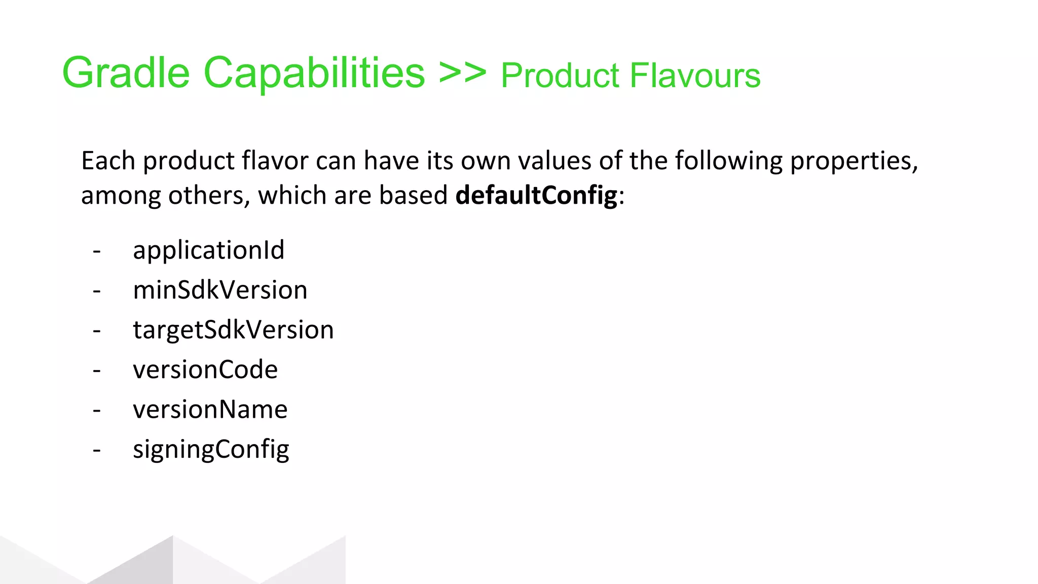 Gradle build capabilities | PPTX