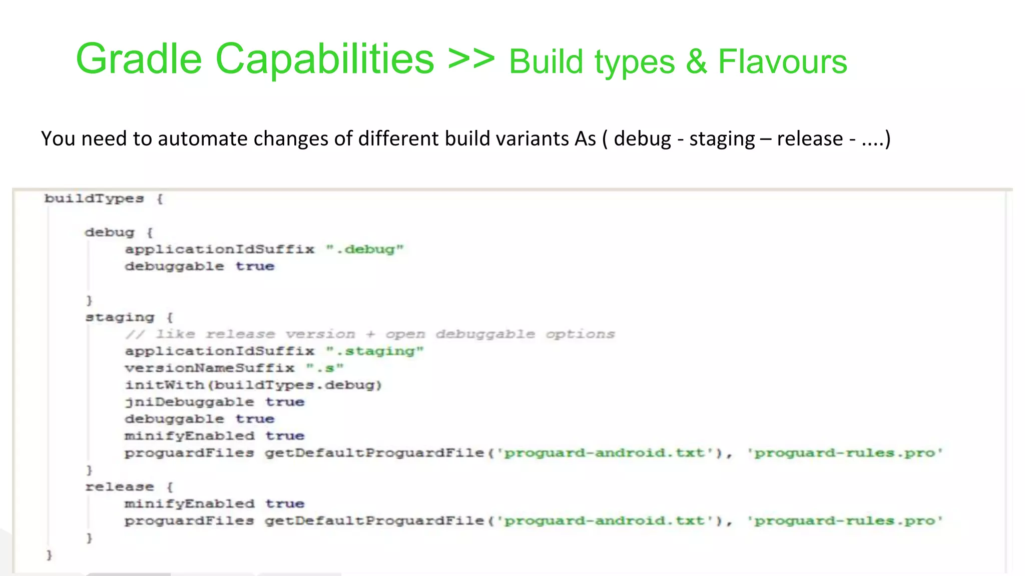 Gradle build capabilities | PPTX