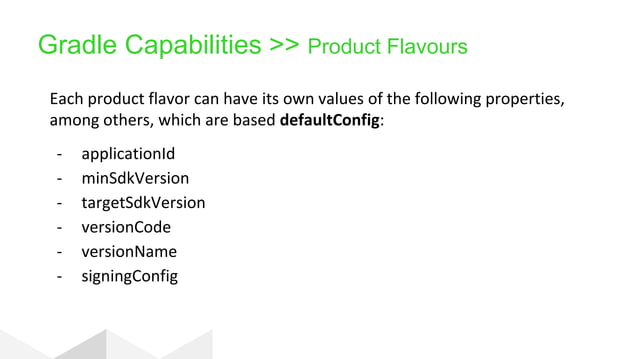 Gradle build capabilities | PPTX