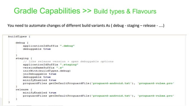 Gradle build capabilities | PPTX