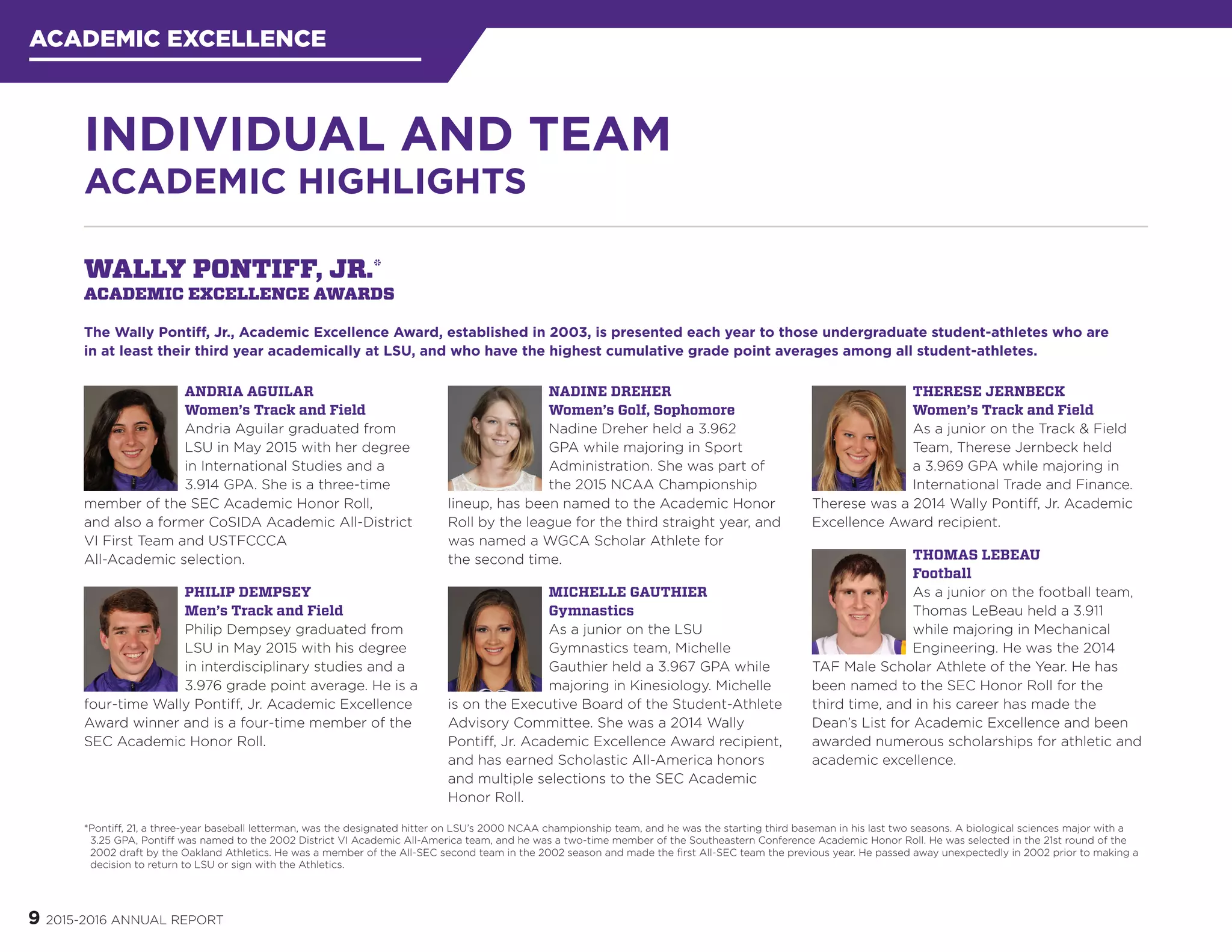 LSU Cox Communications Academic Center for Student-Athletes 2015-16 ...
