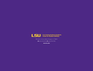 LSU Cox Communications Academic Center for Student-Athletes 2015-16 ...