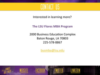 LSU MBA Alumni Association | PPT