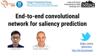 End to-end convolutional network for saliency prediction | PPT