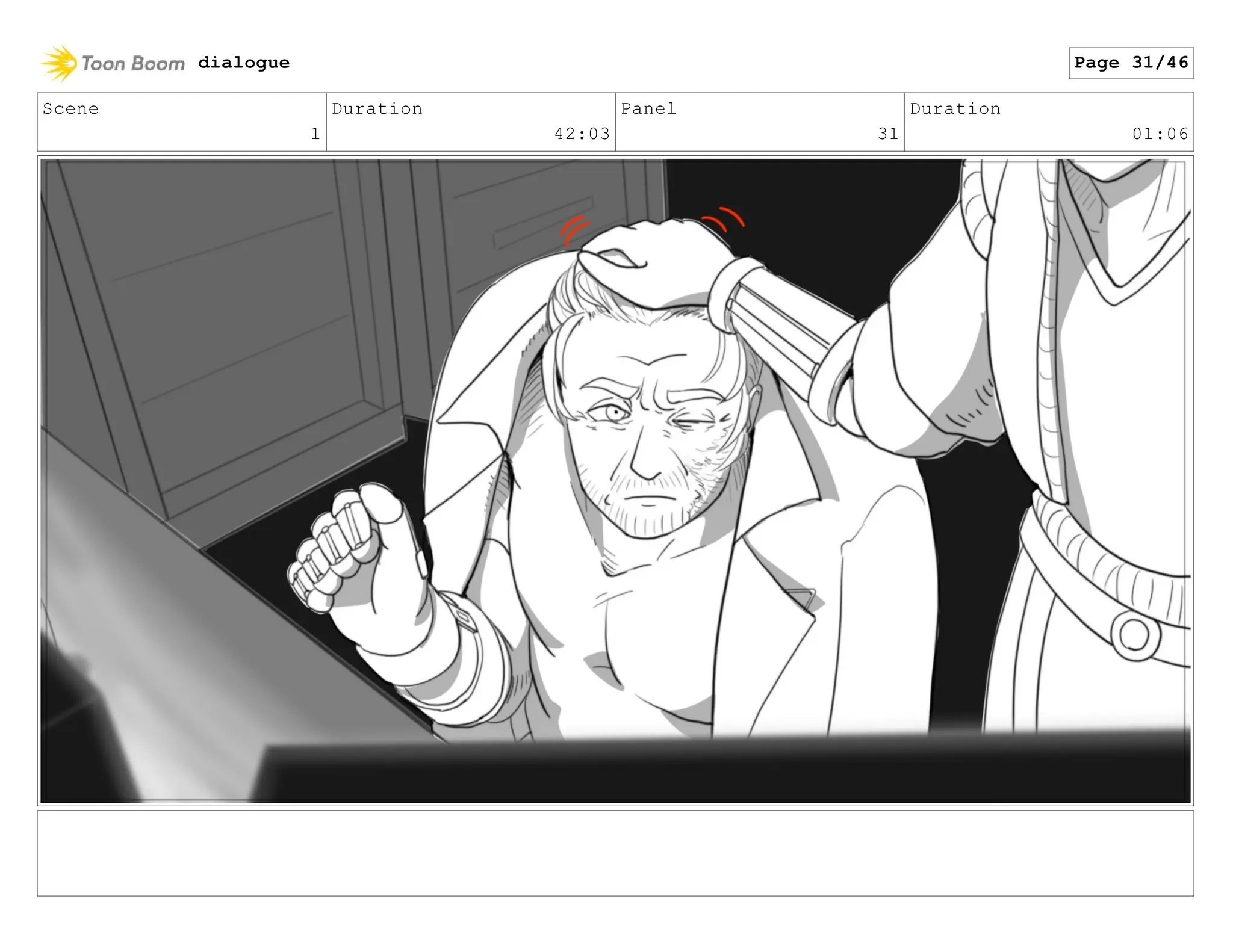 storyboard dialogue scene | PPT