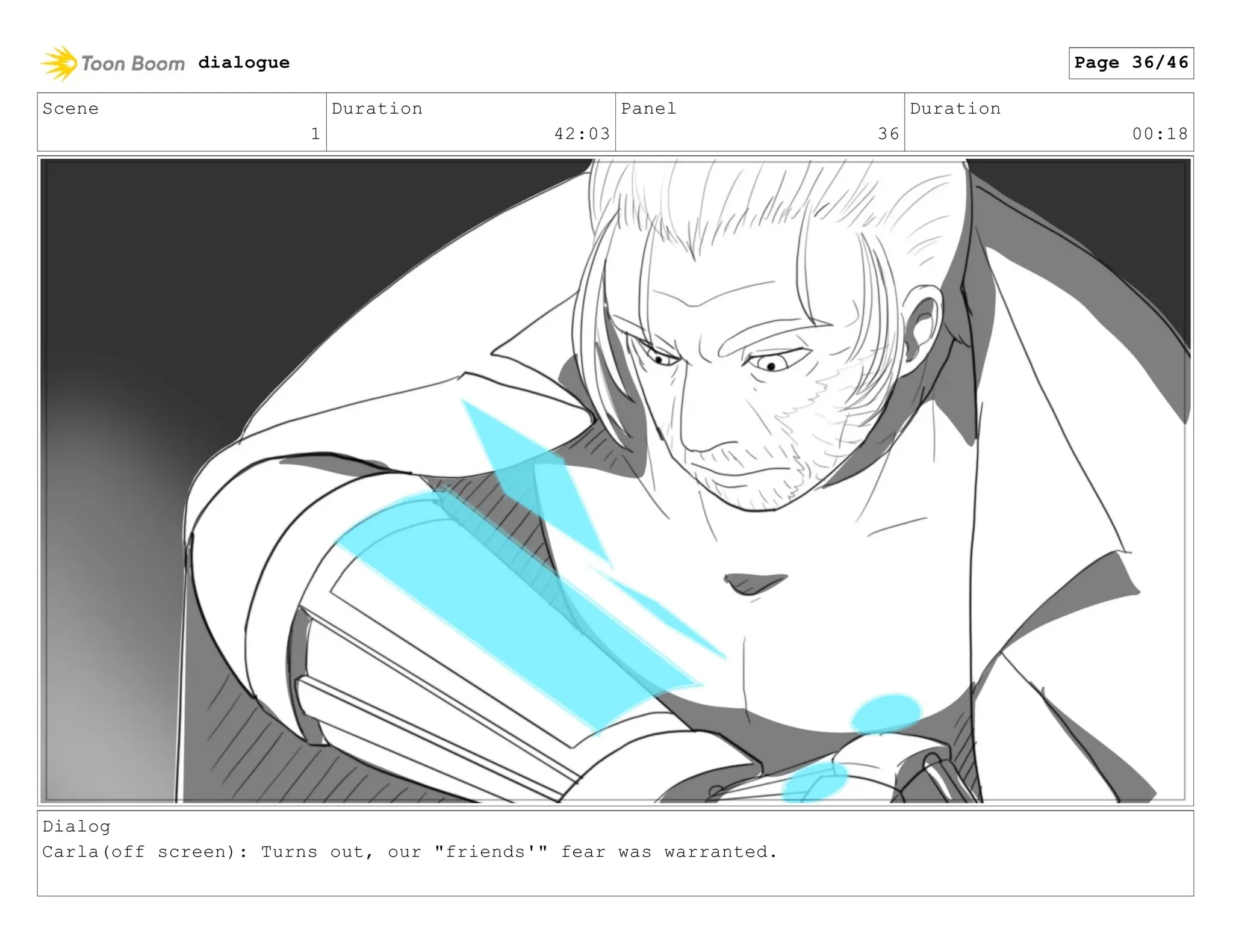 storyboard dialogue scene | PPT