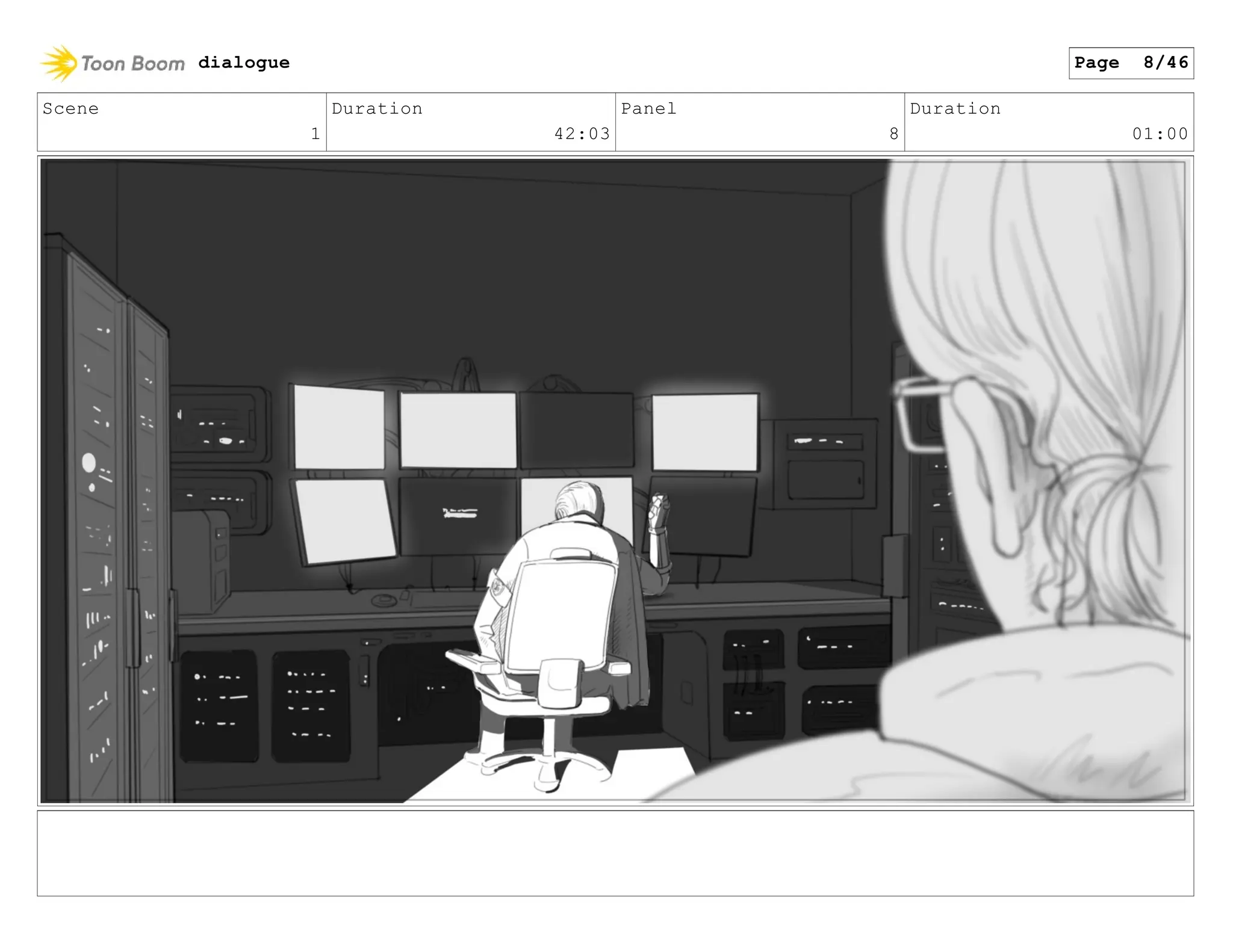 storyboard dialogue scene | PPT