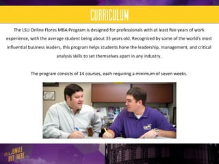 LSU Flores MBA Online MBA | PPT
