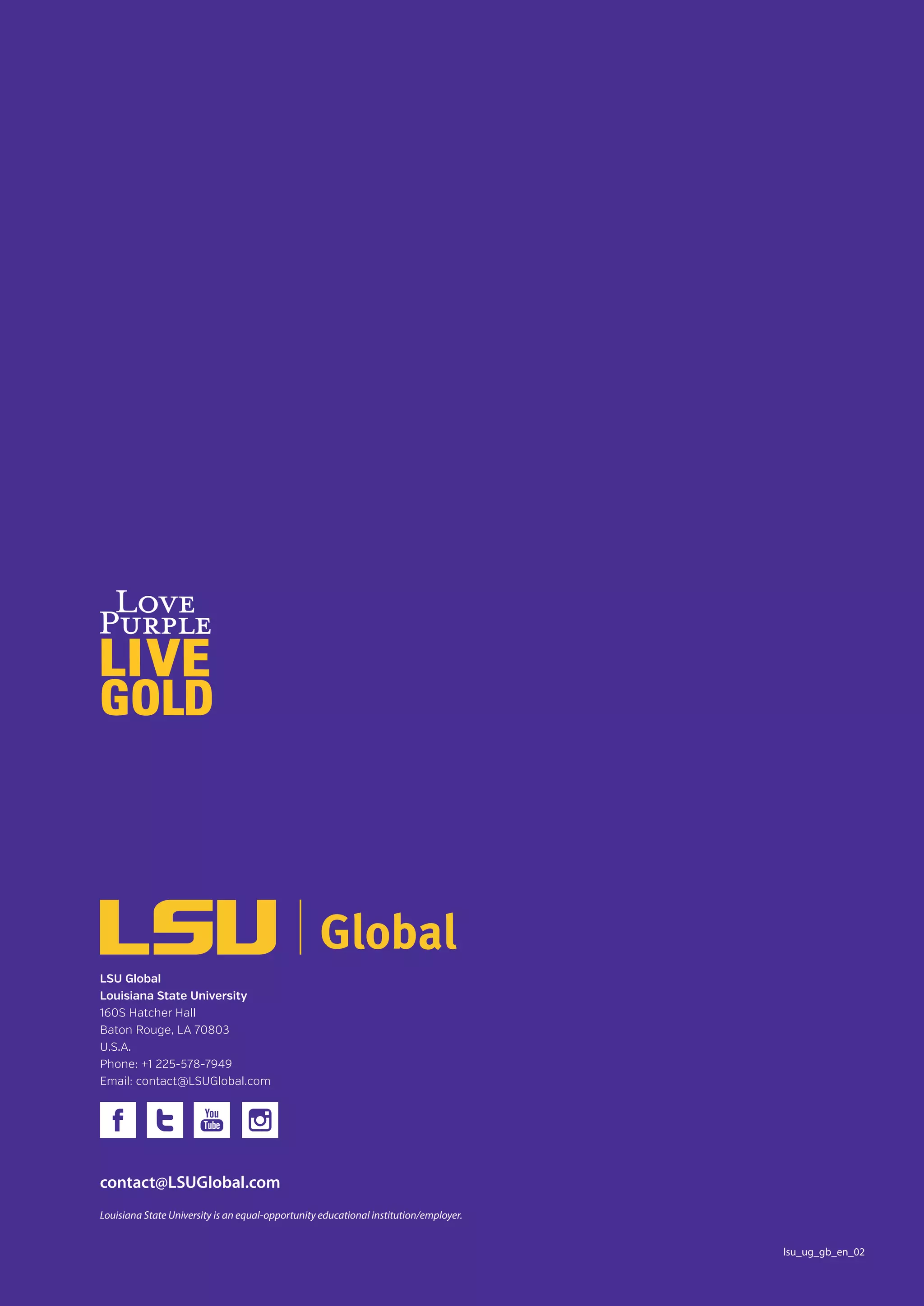 Louisiana State University brochure_guidebook_10.26.15_lrnc | PDF