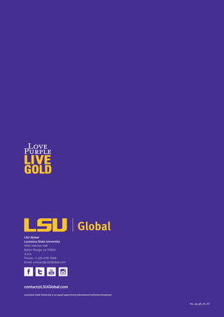 Louisiana State University brochure_guidebook_10.26.15_lrnc | PDF