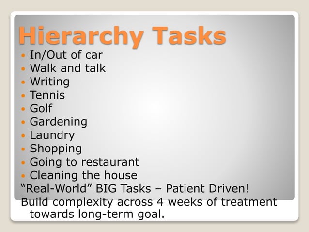 LSVT BIG program | PPTX