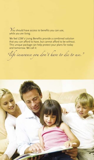 Lsw Living Benefits Brochure | PDF