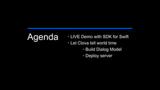Live Coding: Using Swift to Create Clova Skill Server | PDF