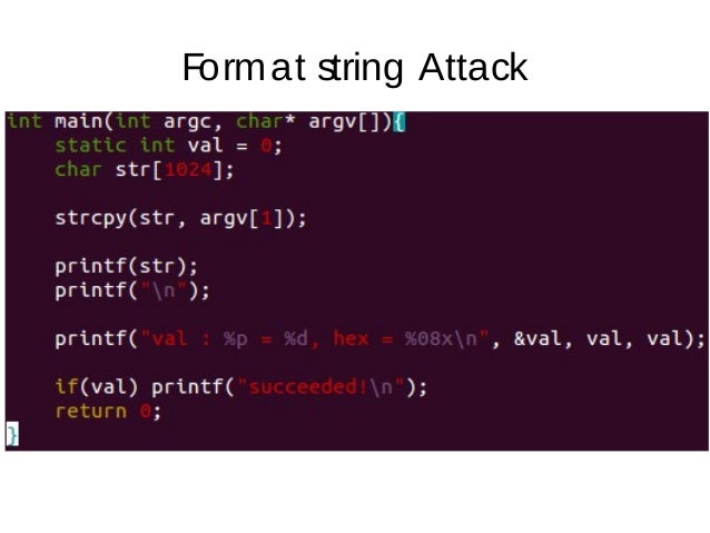 Format string Attack