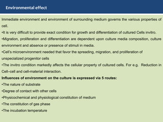 8. Biology and characterization of cultured cells | PPT