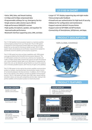 Lt 3100 product sheet rev. 1.03