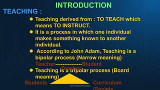 CHARACTERISTICS OF EFFECTIVE AND INEFFECTIVE TEACHING | PPTX