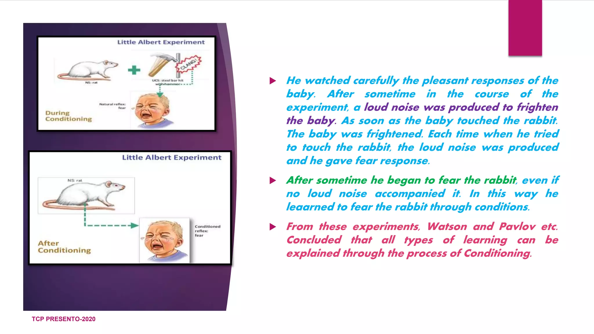 CLASSICAL CONDITIONING THEORY | PPT