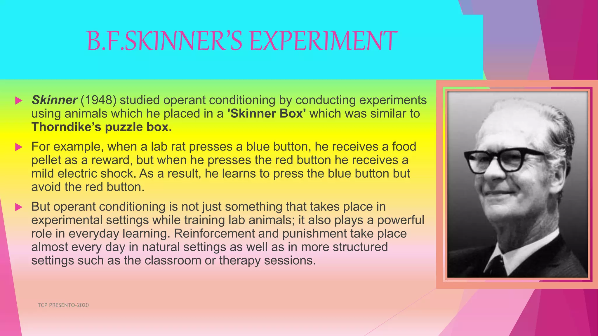CLASSICAL CONDITIONING VS OPERANT CONDITIONING | PPTX